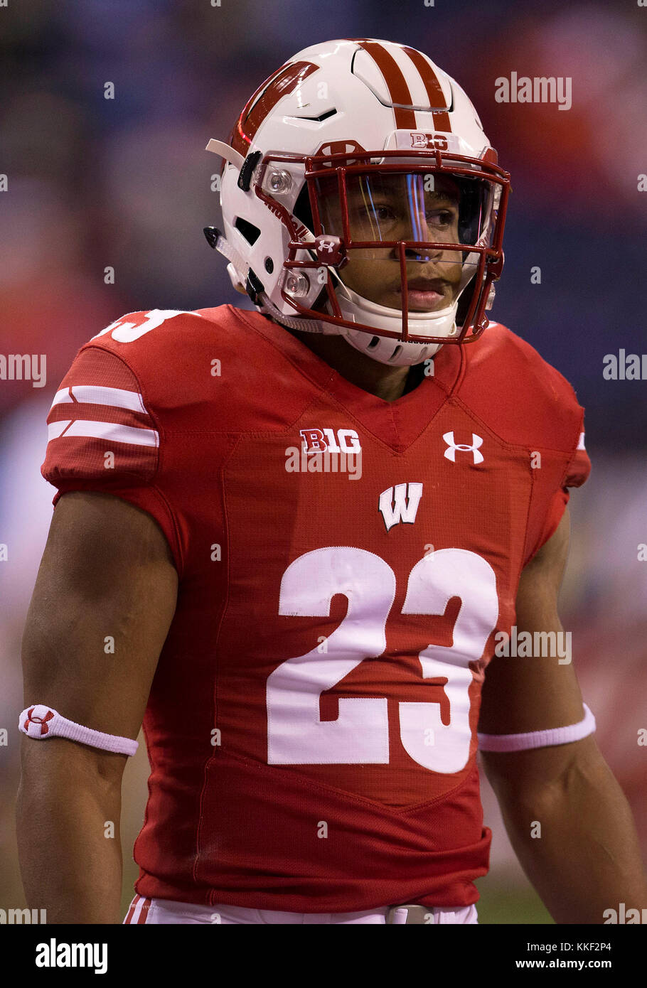 December 02, 2017: Wisconsin running back Jonathan Taylor (23) during ...