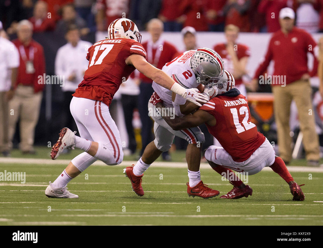 Indianapolis, Indiana, USA. 02nd Dec, 2017. Ohio State running back J.K ...