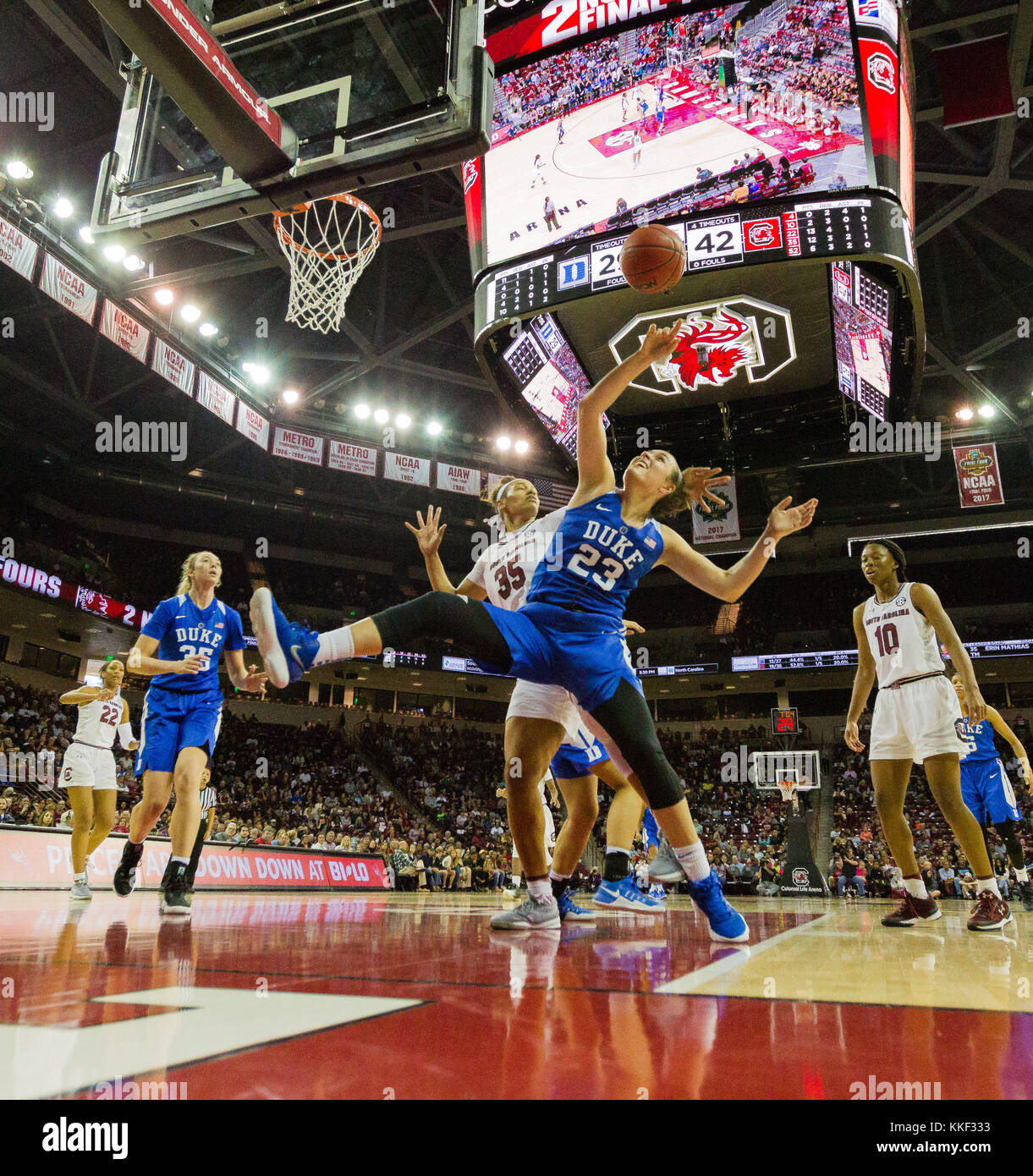 Columbia, SC, USA. 3rd Dec, 2017. South Carolina forward Alexis ...