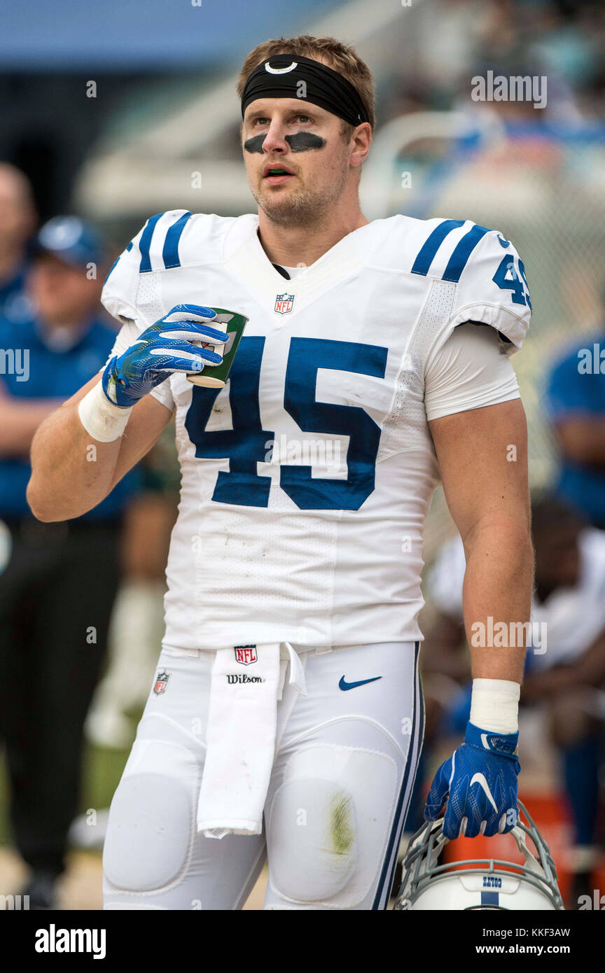 Jacksonville, FL, USA. 3rd Dec, 2017. Indianapolis Colts tight end ...