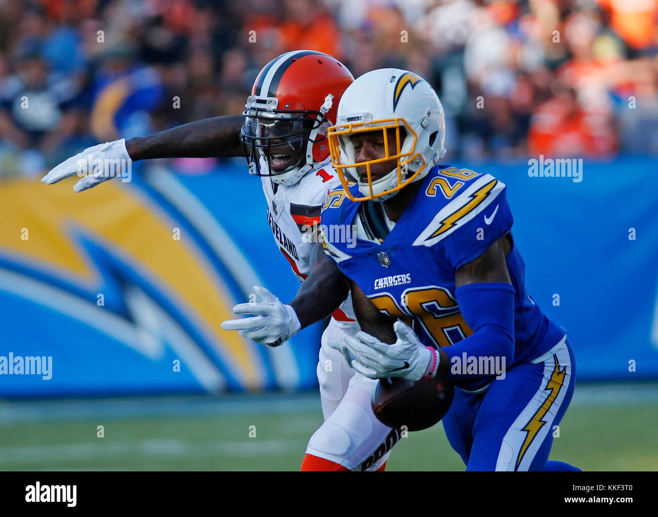 December 03, 2017 Los Angeles Chargers corner back Casey Hayward (26 ...