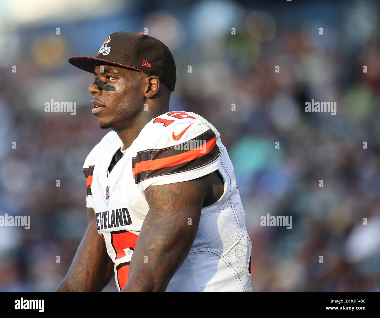 Carson, CA. 03rd Dec, 2017. Cleveland Browns wide receiver Josh Gordon ...
