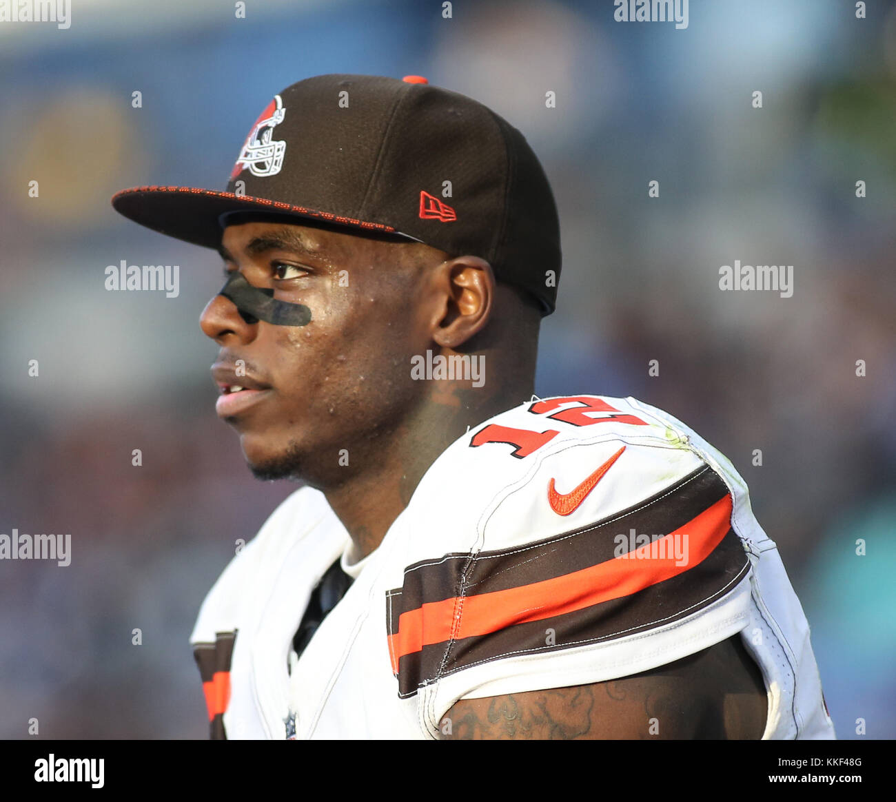Carson, CA. 03rd Dec, 2017. Cleveland Browns wide receiver Josh Gordon ...