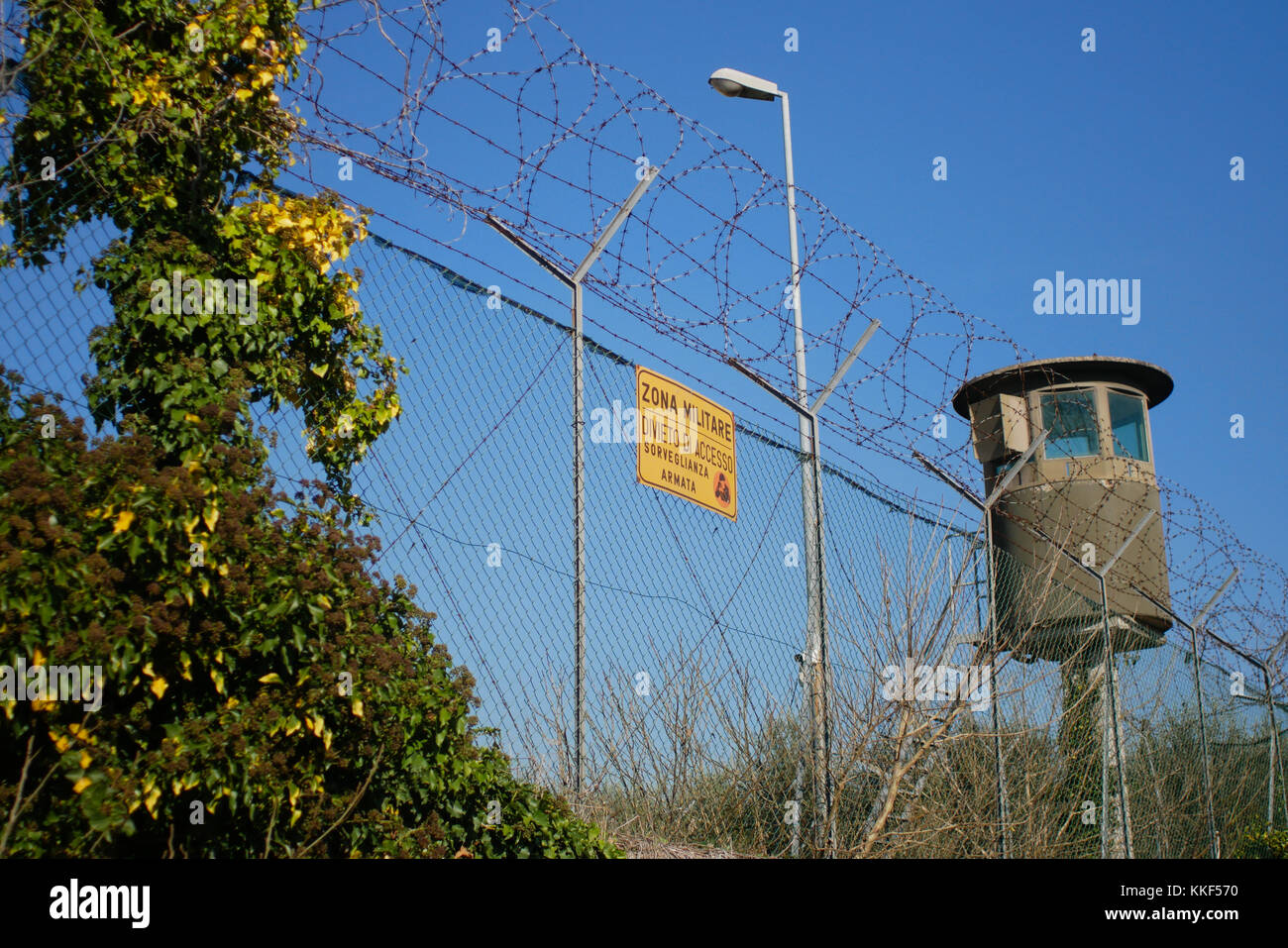 Florence, Italy. 4th December, 2017. US Military base. Florence. Italy ...