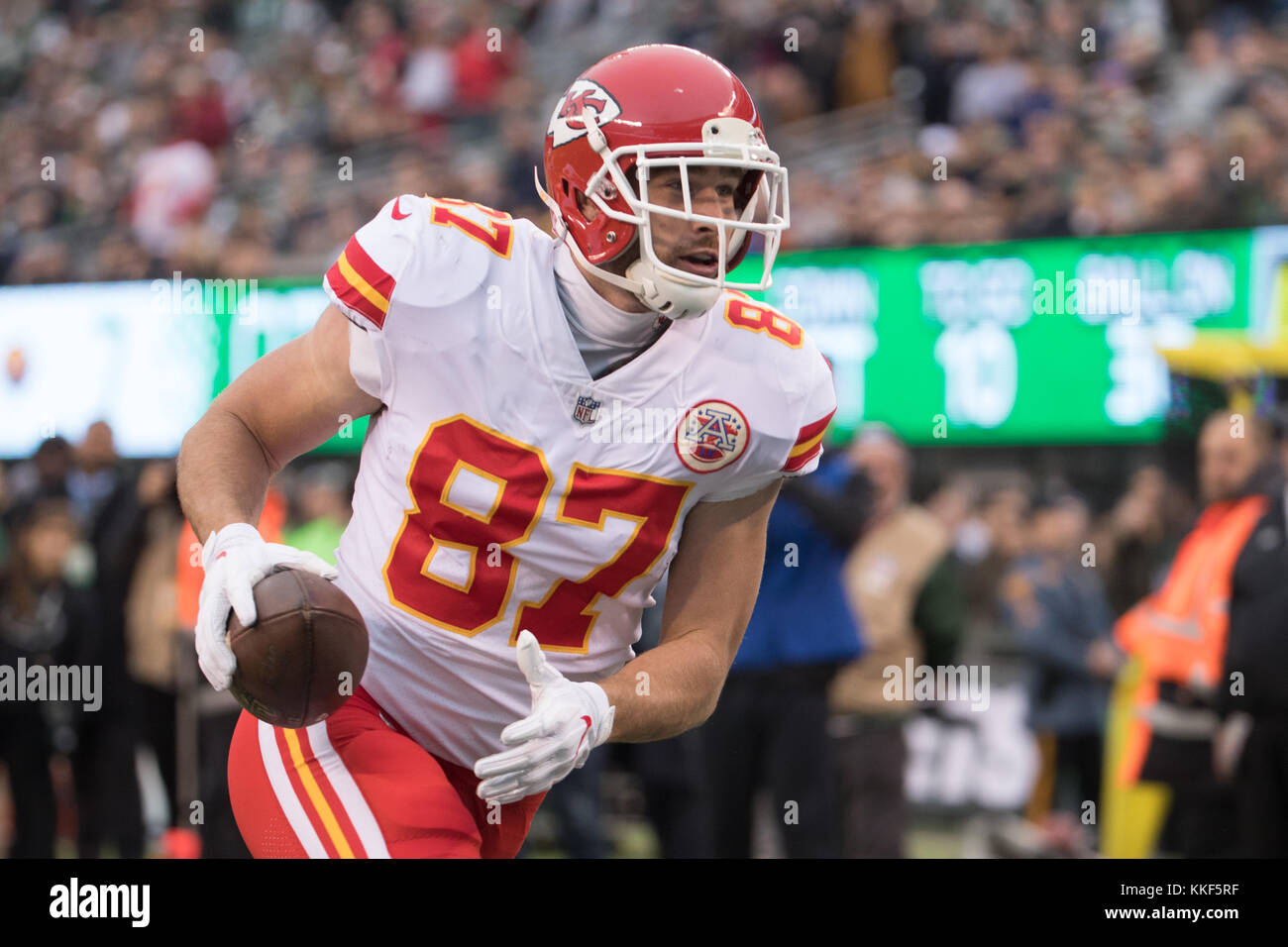 East Rutherford, New Jersey, USA. 3rd Dec, 2017. Kansas City Chiefs ...