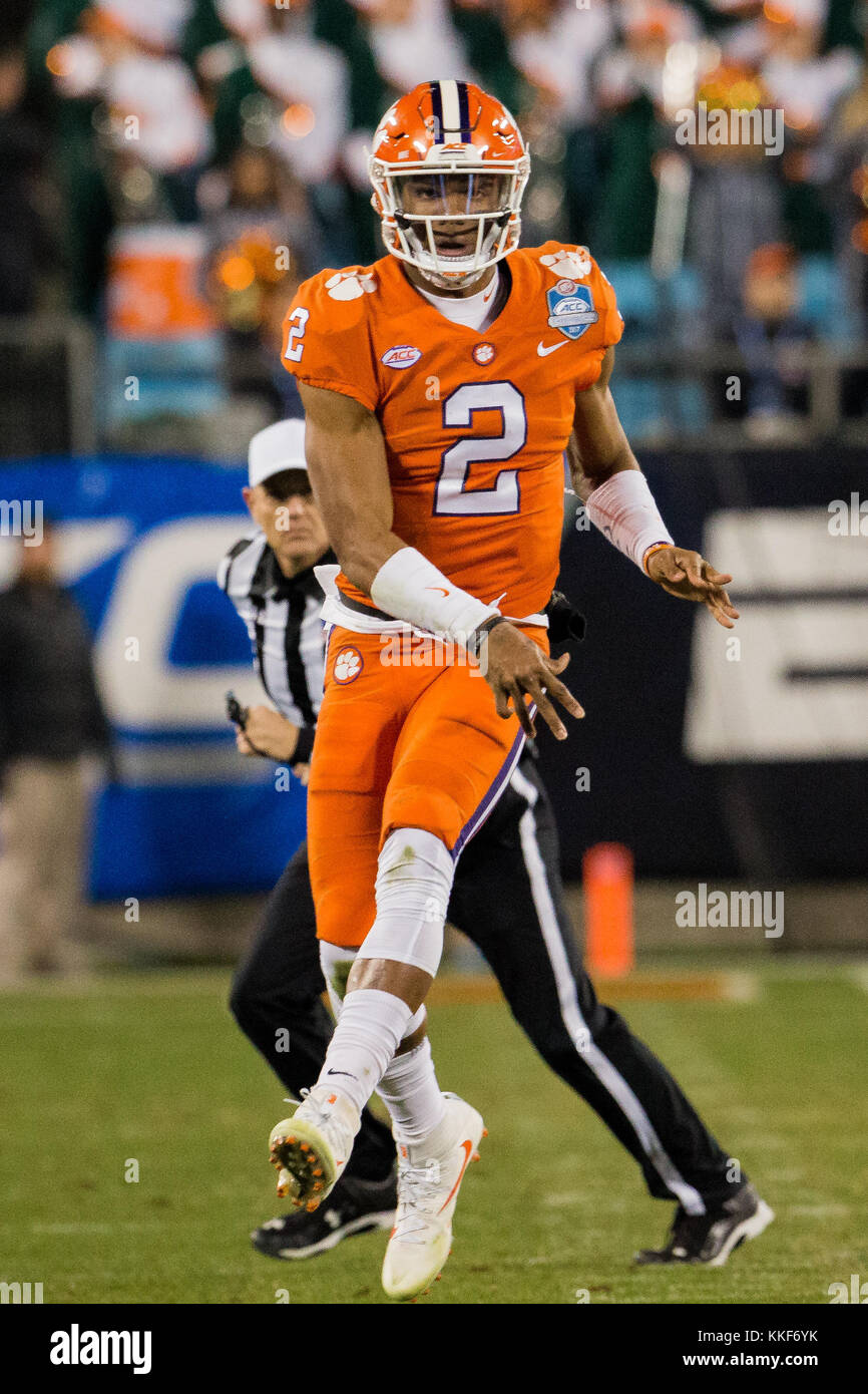 Charlotte, NC, USA. 2nd Dec, 2017. Clemson quarterback Kelly Bryant (2 ...