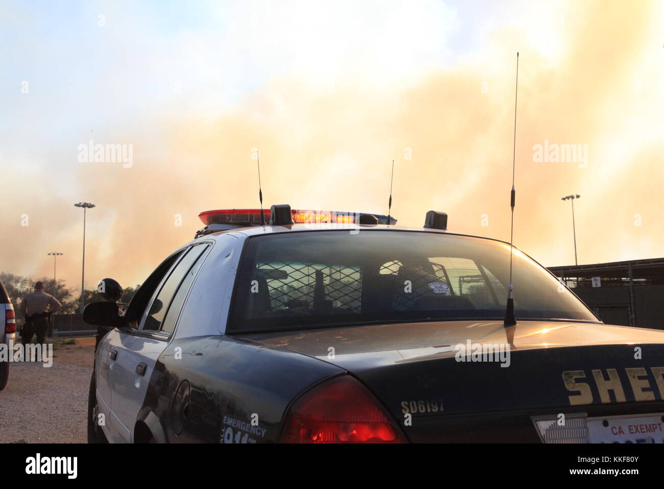 Police car stops usa hi-res stock photography and images - Alamy