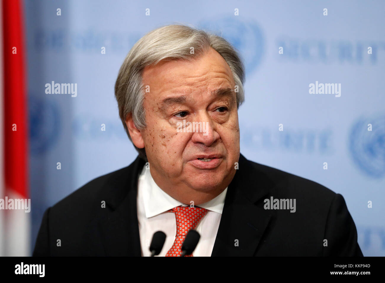 United Nations. 6th Dec, 2017. UN Secretary-General Antonio Guterres ...