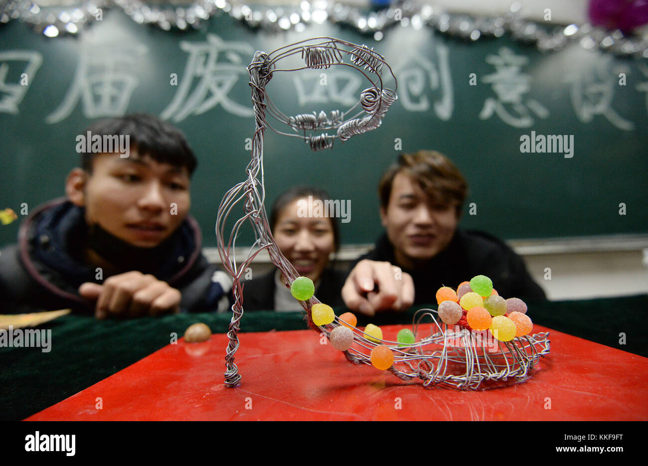 Handan, China's Hebei Province. 5th Dec, 2017. Students from Hebei ...