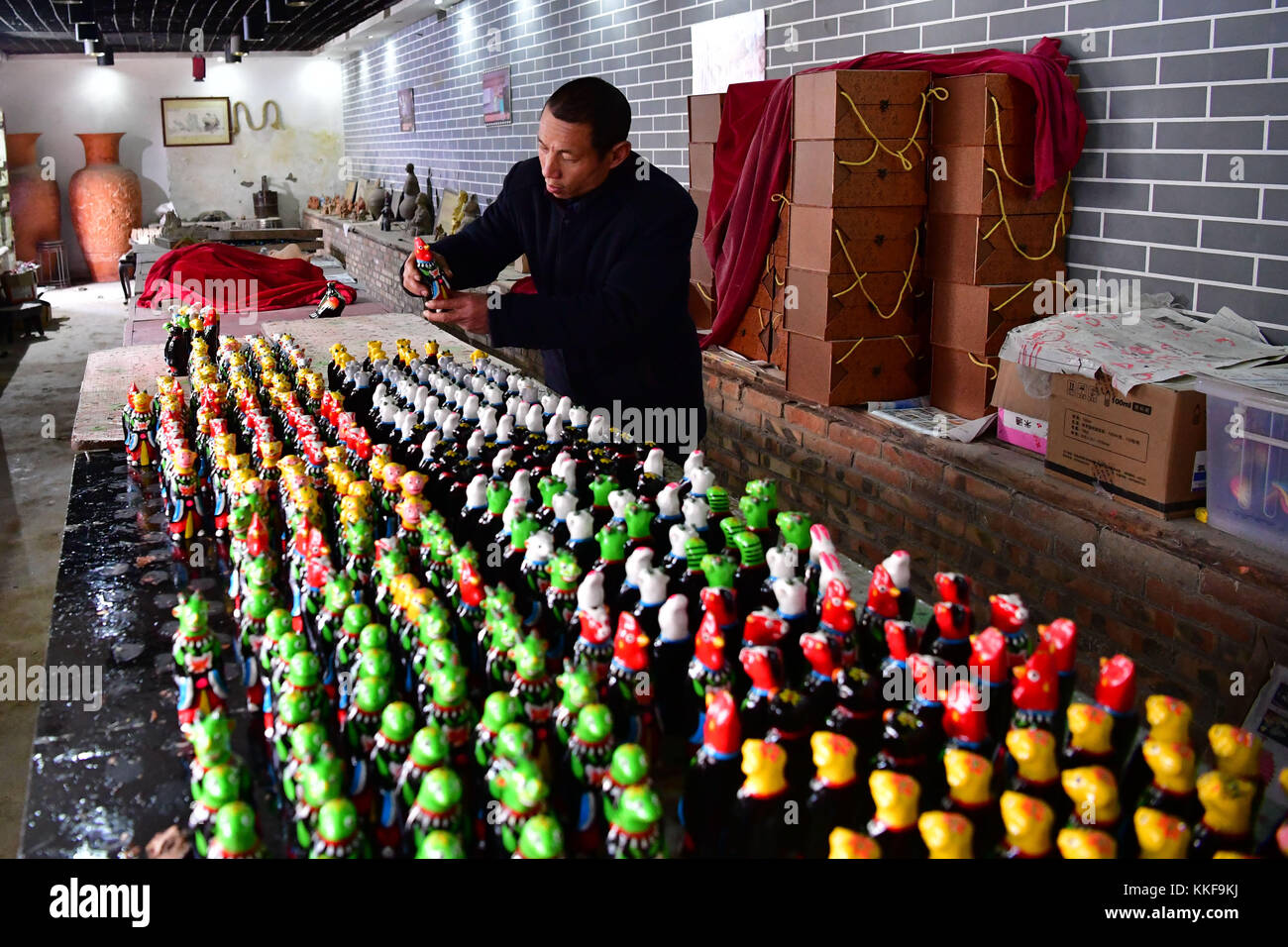 Zhengzhou, China's Henan Province. 6th Dec, 2017. Song Chunsheng, the ...