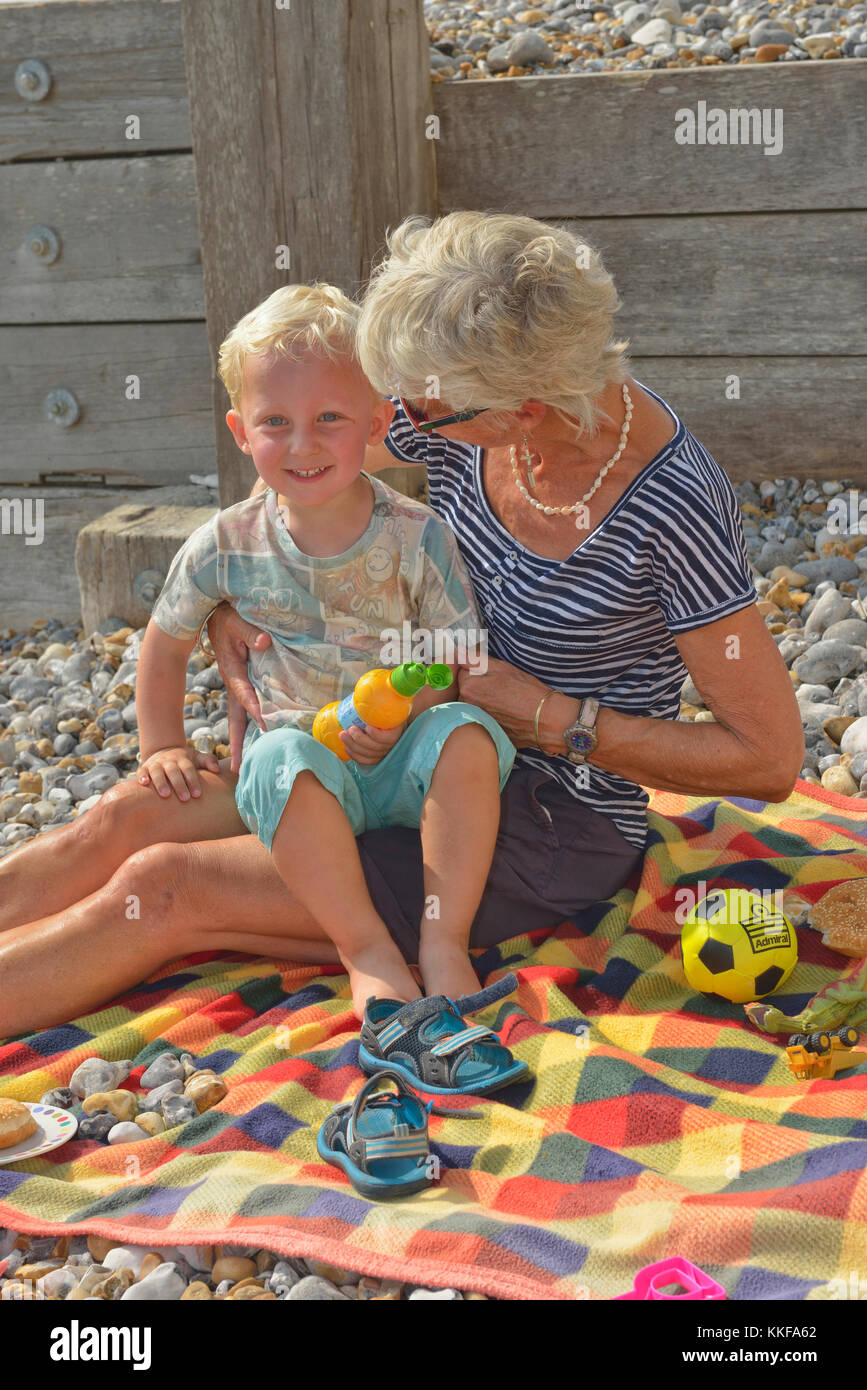 Granny and grandchild hi-res stock photography and images - Alamy
