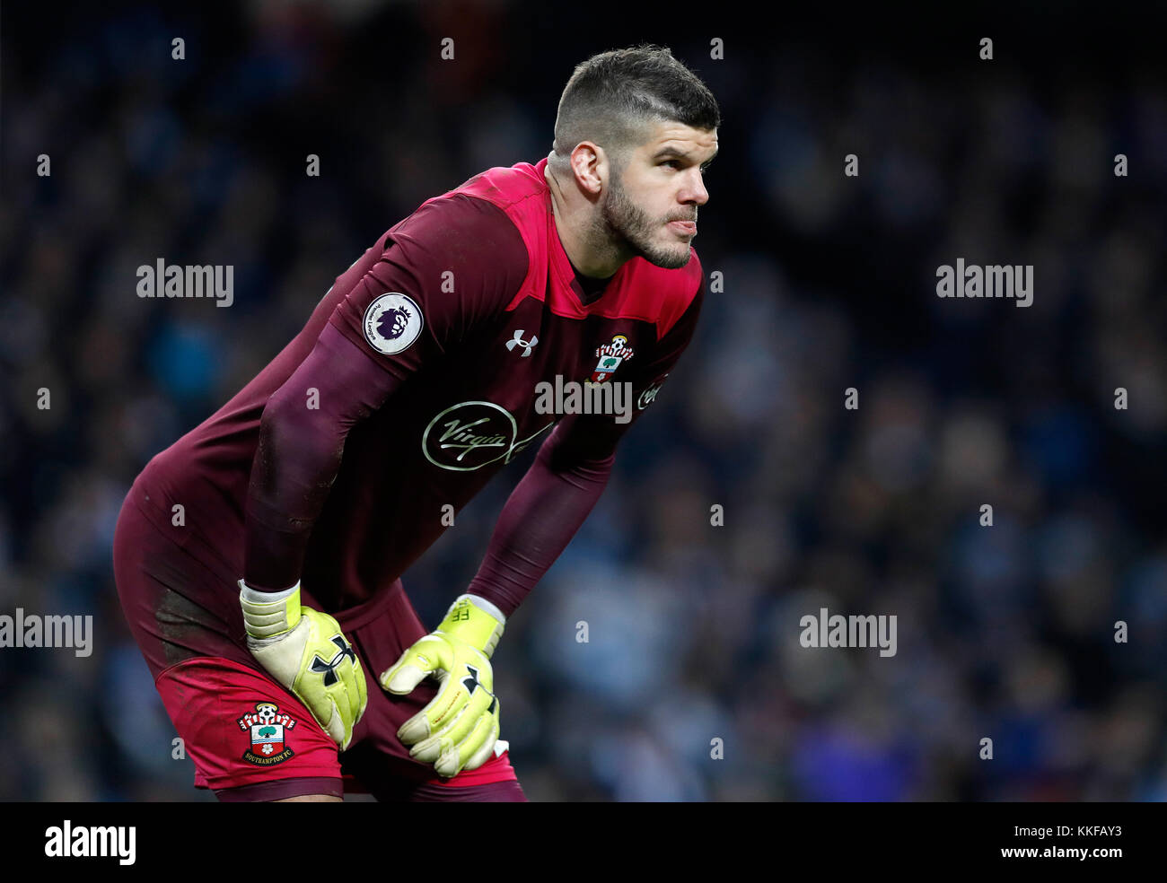 Southampton goalkeeper Fraser Forster during the Premier League match ...
