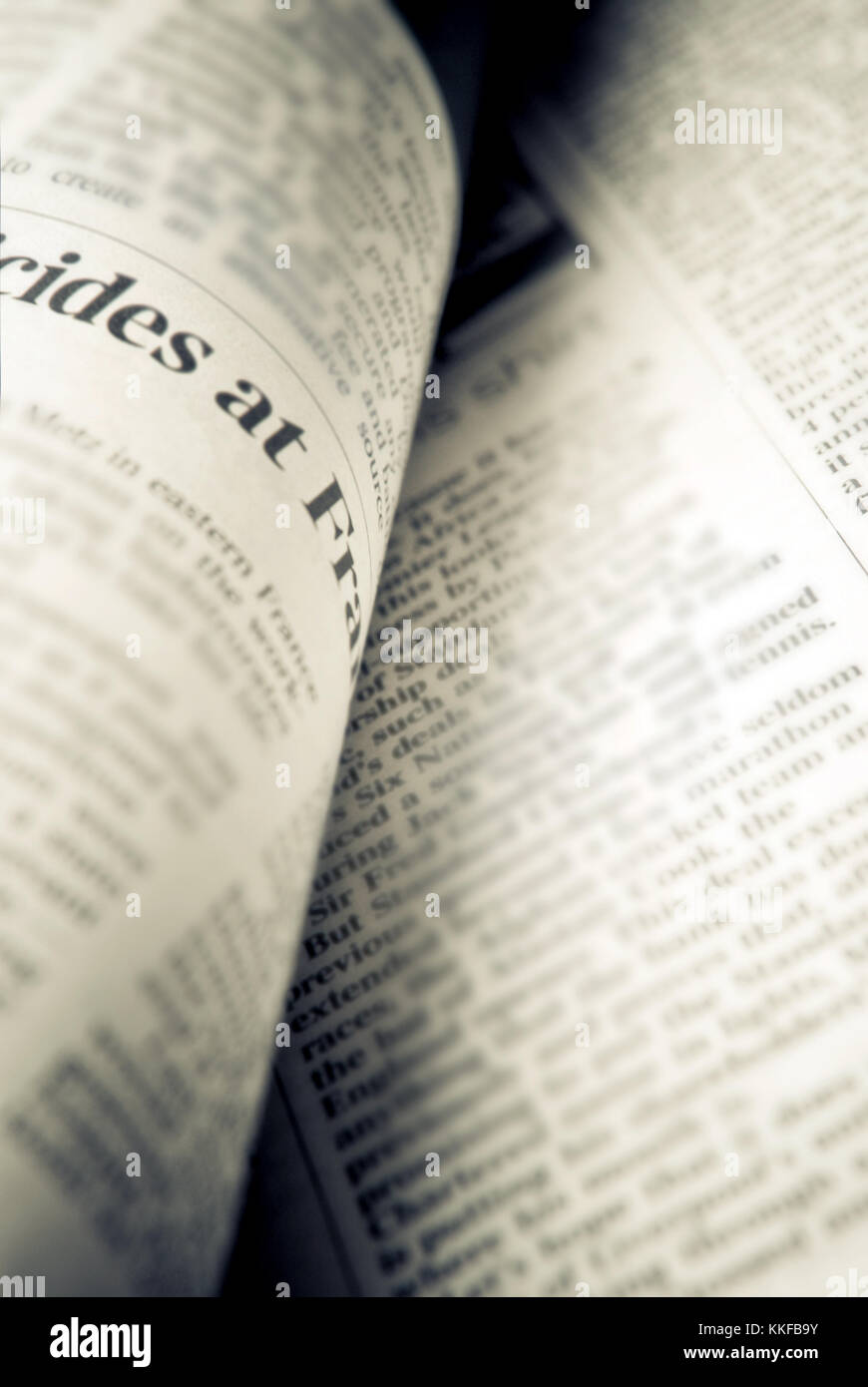 Newspaper news paper hi-res stock photography and images - Alamy