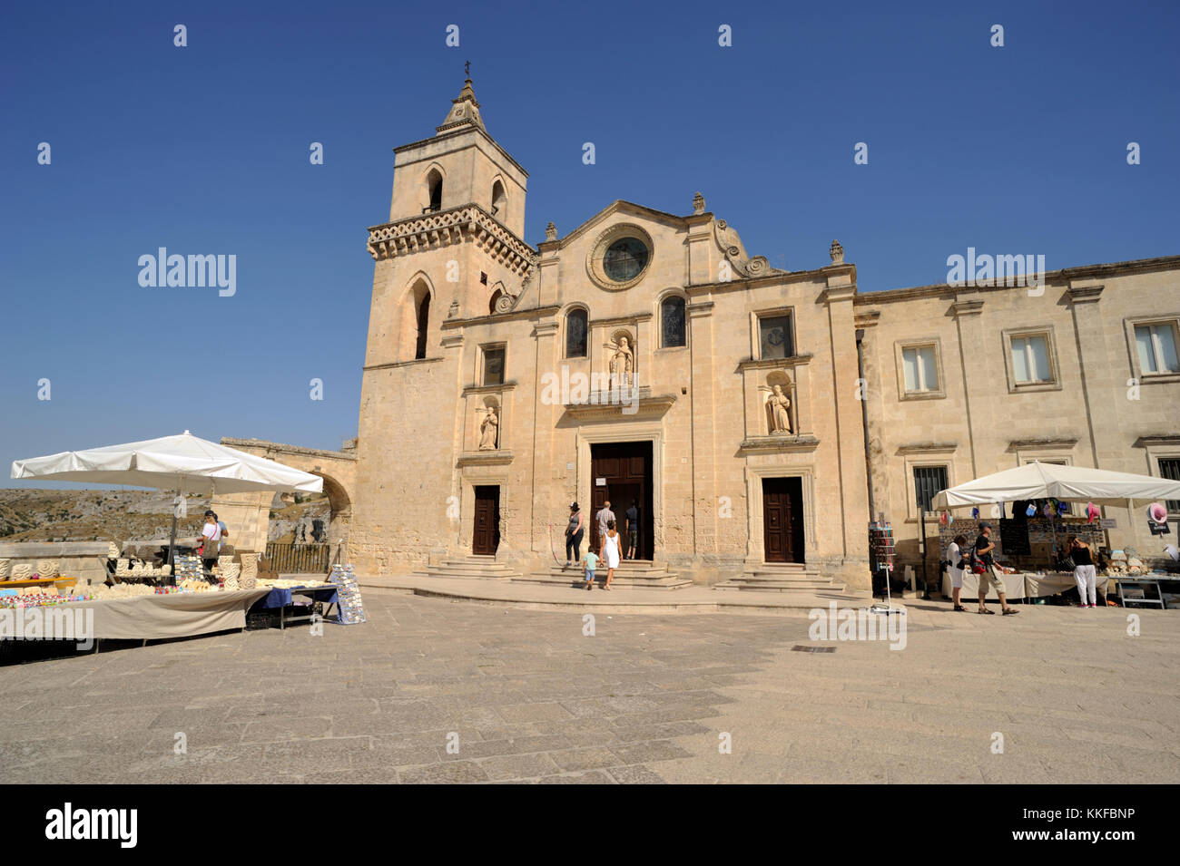 Italy, Basilicata, Matera, church of San Pietro Caveoso Stock Photo - Alamy