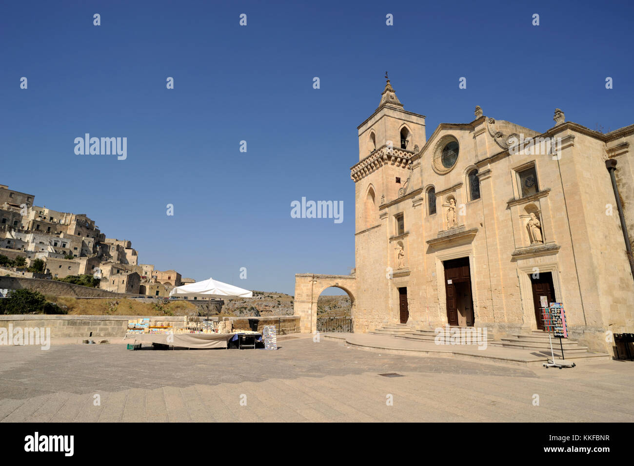 Italy, Basilicata, Matera, church of San Pietro Caveoso Stock Photo - Alamy