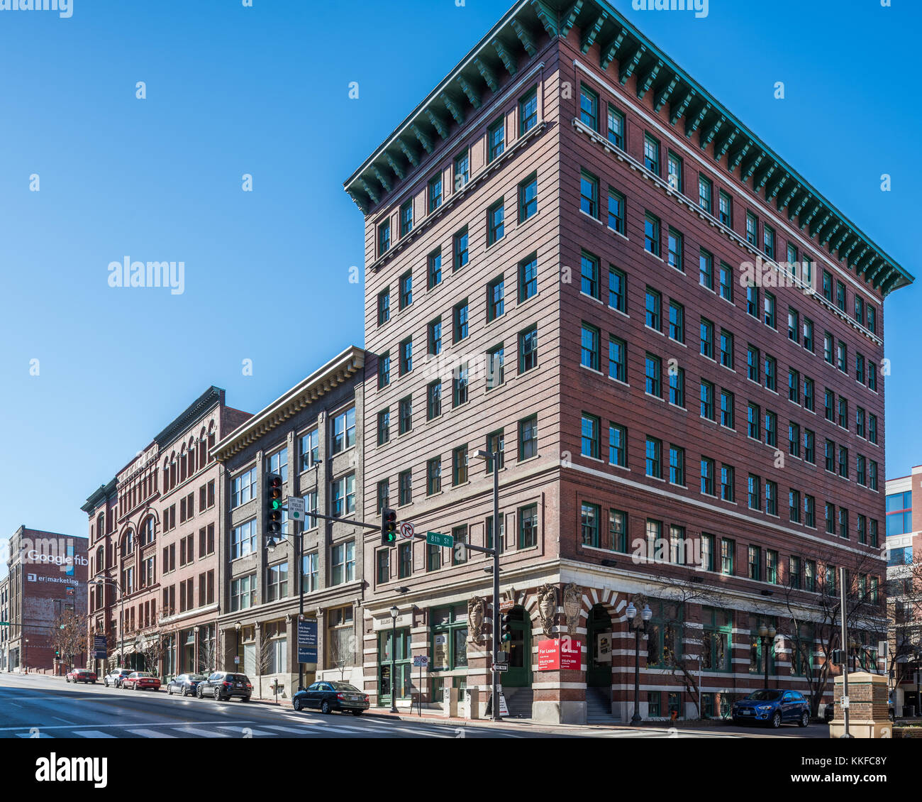 Red Brick Building Facade 19th Century Stock Photos & Red Brick ...