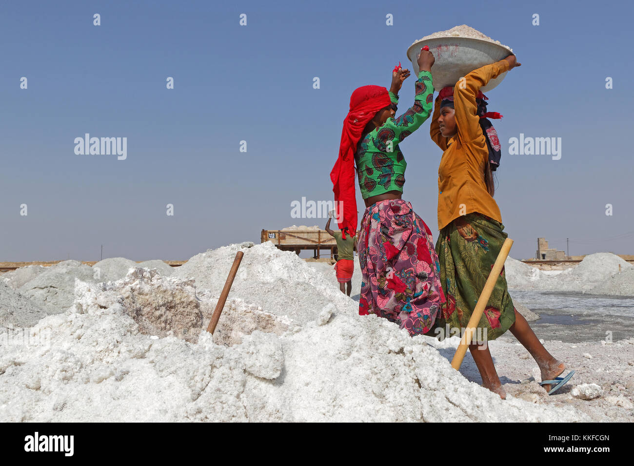 Sambhar salt lake hi-res stock photography and images - Alamy