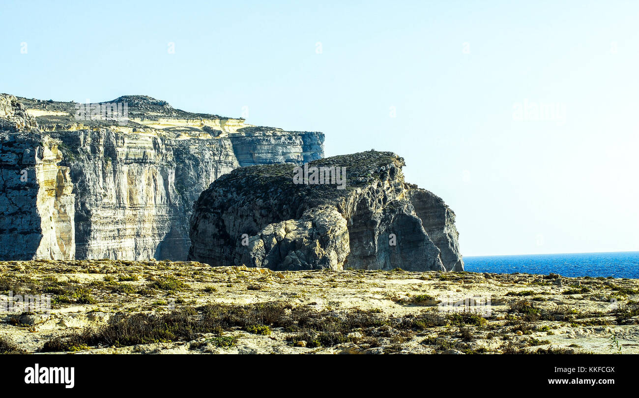 Fungus Rock,Dwejra,Gozo island,Malta Stock Photo - Alamy