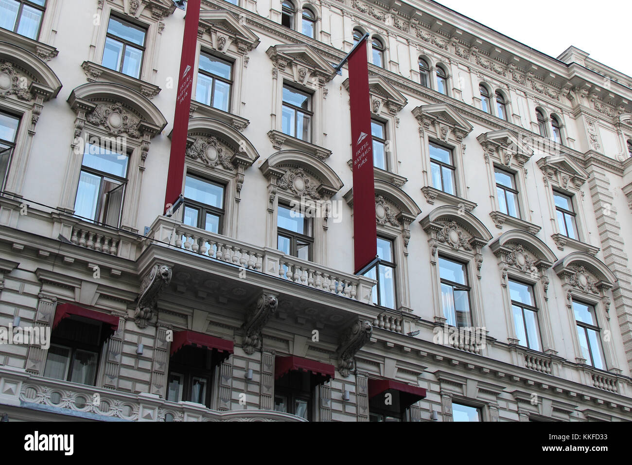 Building in Rathausstrasse in Vienna (Austria Stock Photo - Alamy