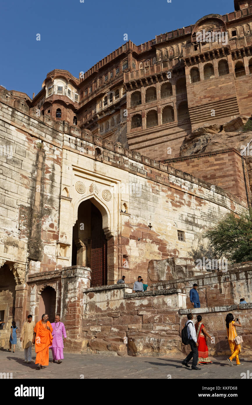 JODHPUR, INDIA, October 30, 2017 : Mehrangarh (Mehran Fort) is one of ...