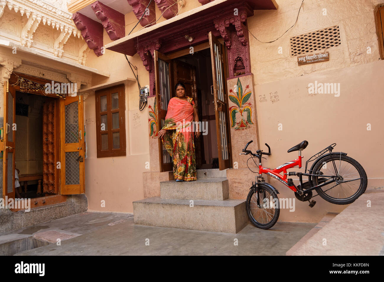 Traditional blue houses brahmin houses hi-res stock photography and ...