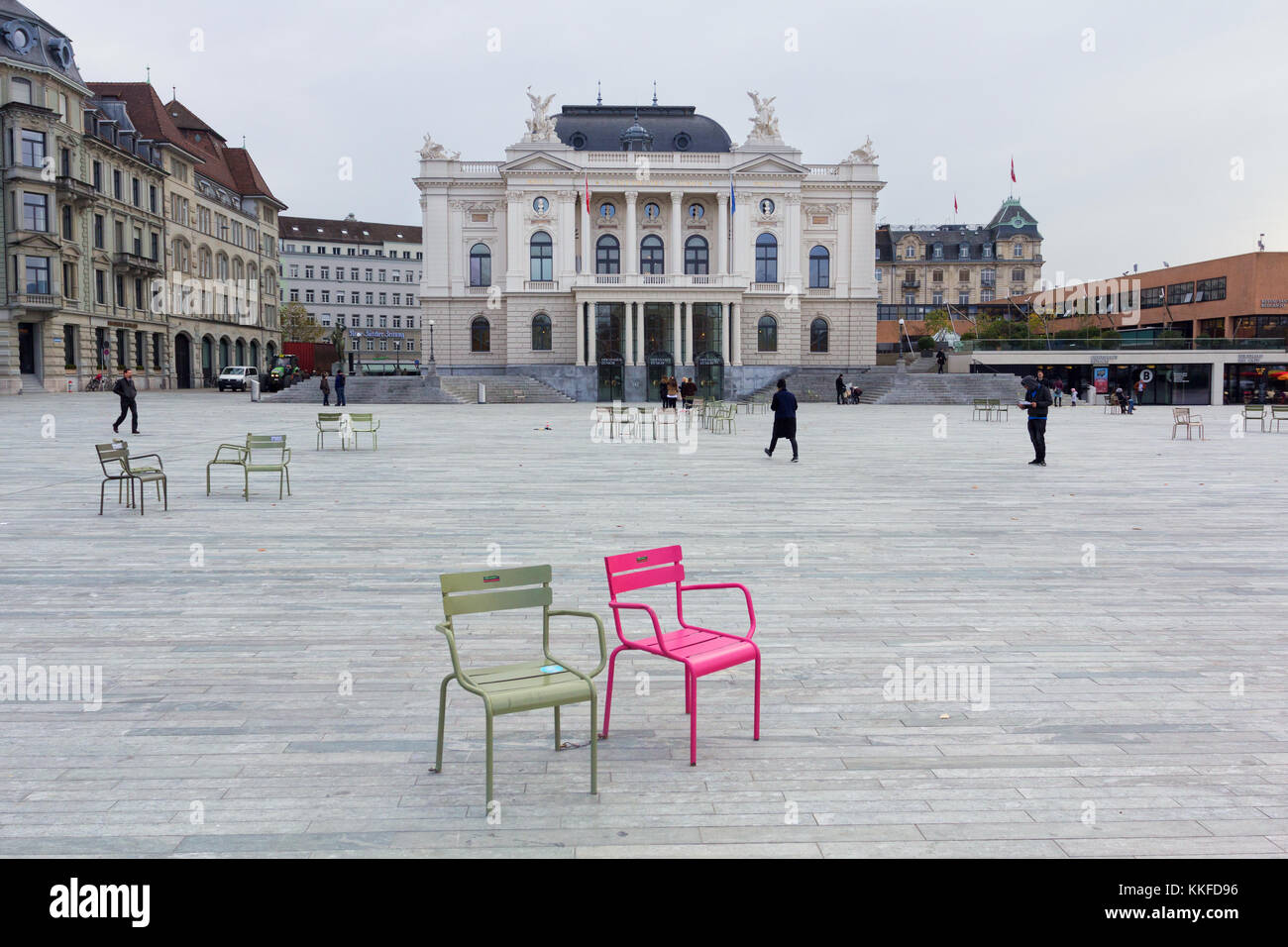 Zurich opera house hi-res stock photography and images - Alamy