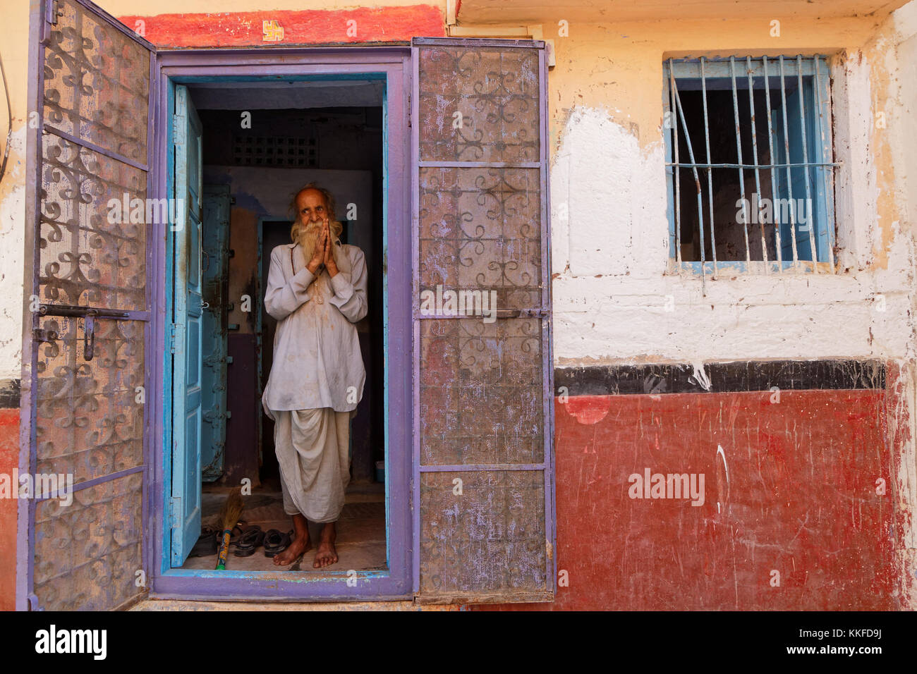 Traditional blue houses brahmin houses hi-res stock photography and ...