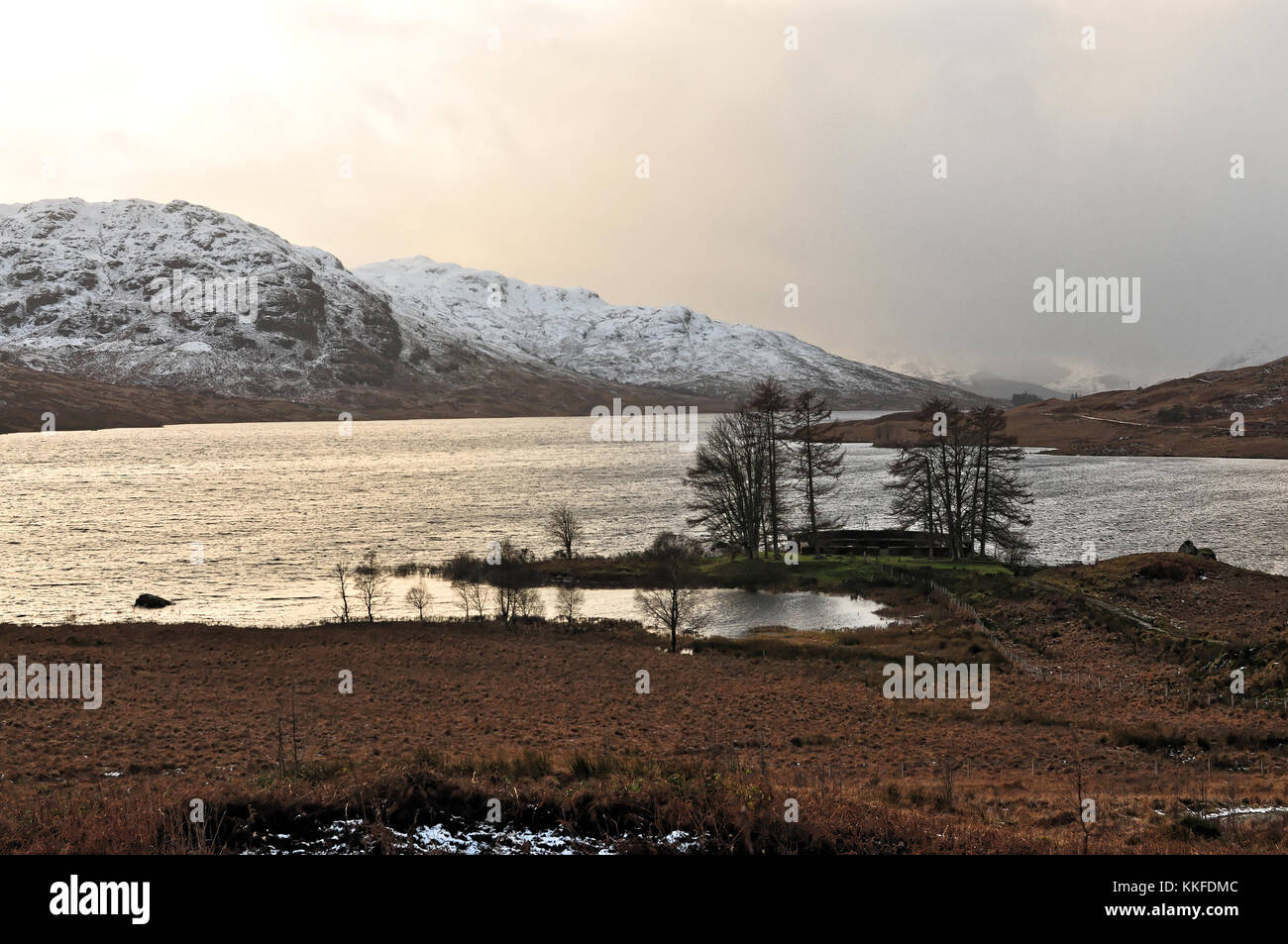 Loch arklet sunset hi-res stock photography and images - Alamy