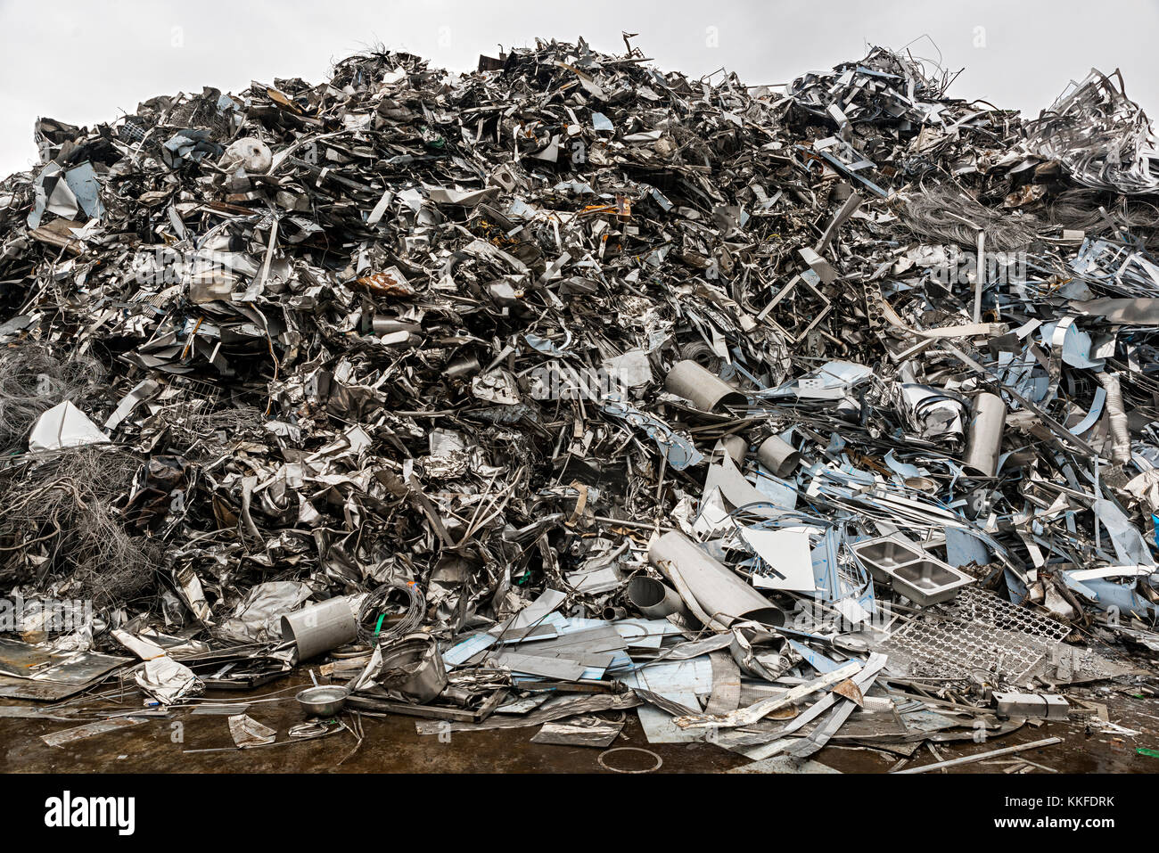 Used steel products to be recycled Stock Photo - Alamy