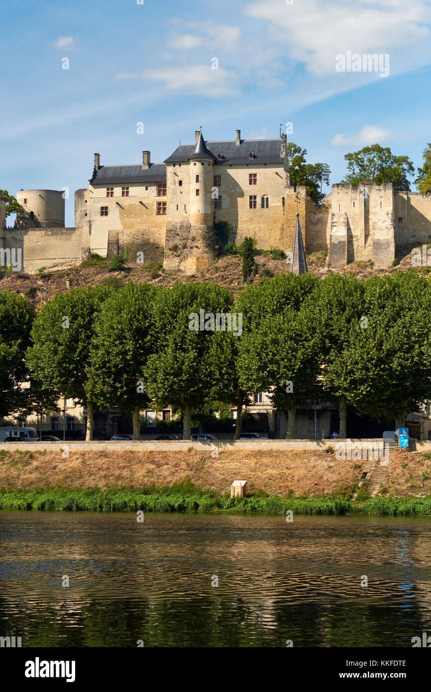 Chinon castle hi-res stock photography and images - Alamy