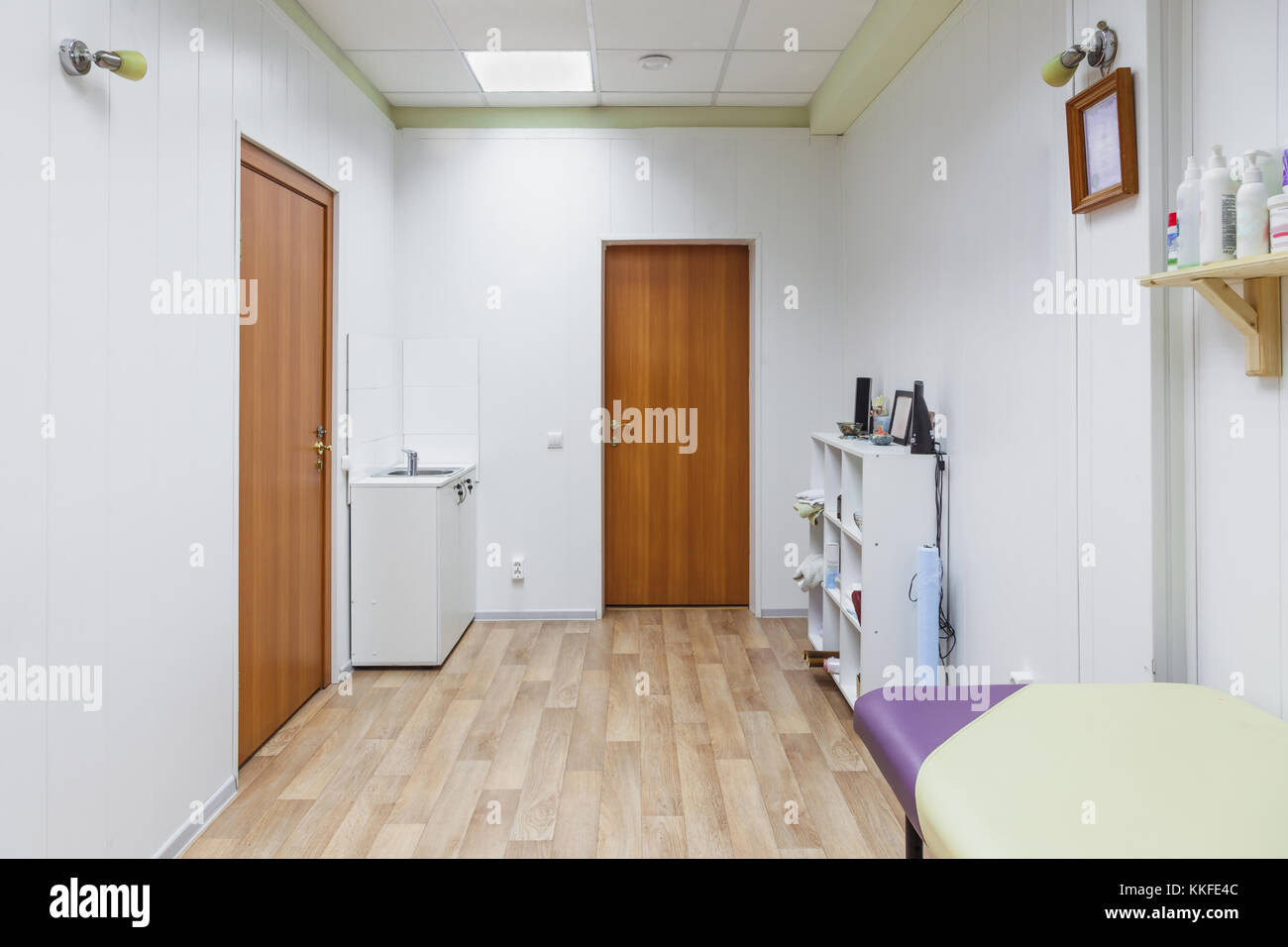 a light massage room in the wellness center Stock Photo - Alamy