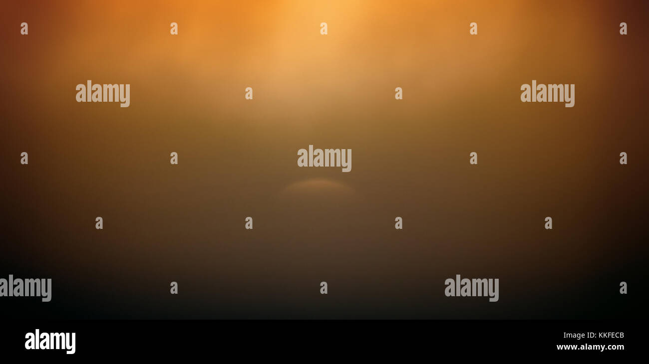 The setting sun in the misty haze. Yellow summer sunset promises Sunny ...