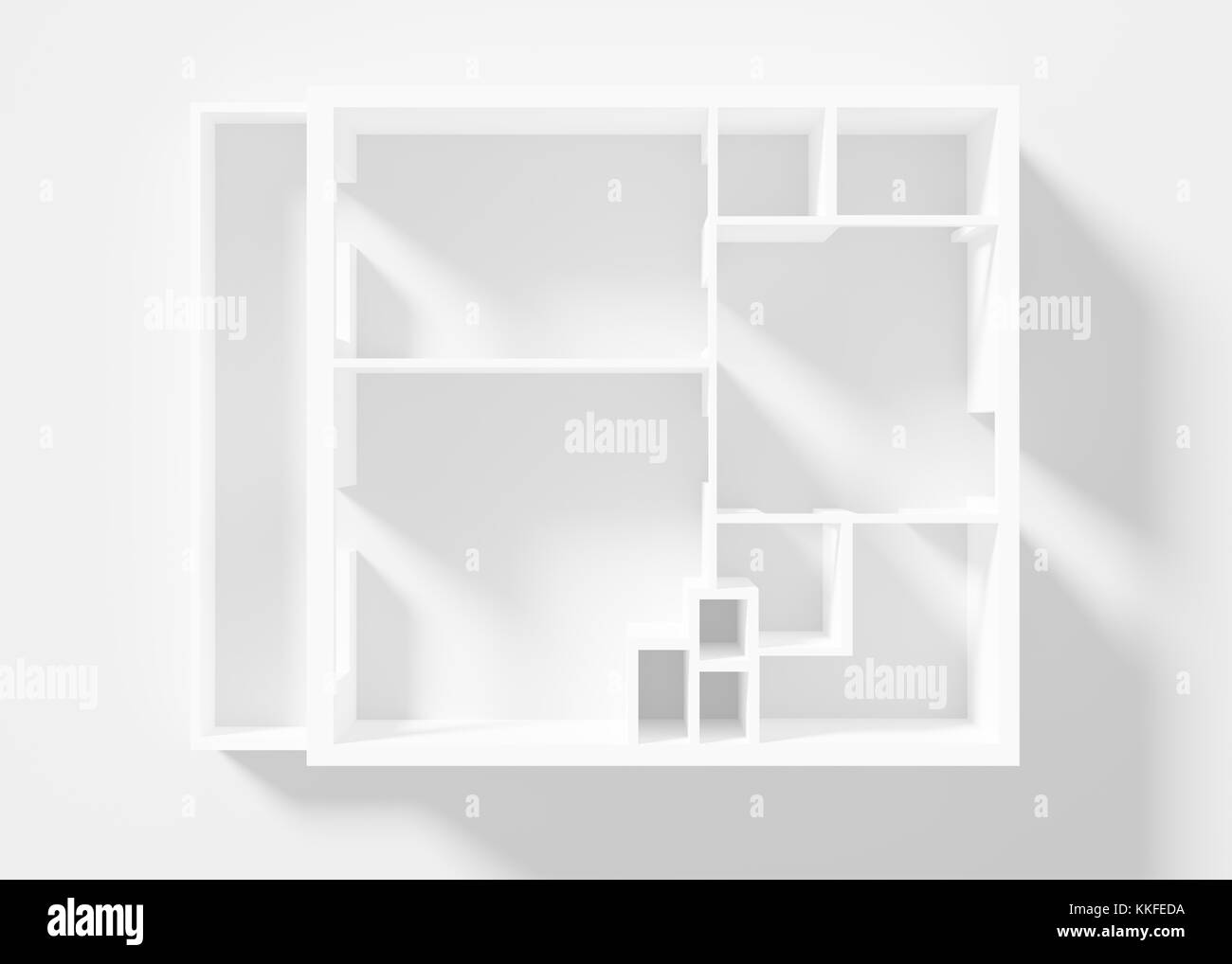 Paper model architecture Black and White Stock Photos & Images - Alamy