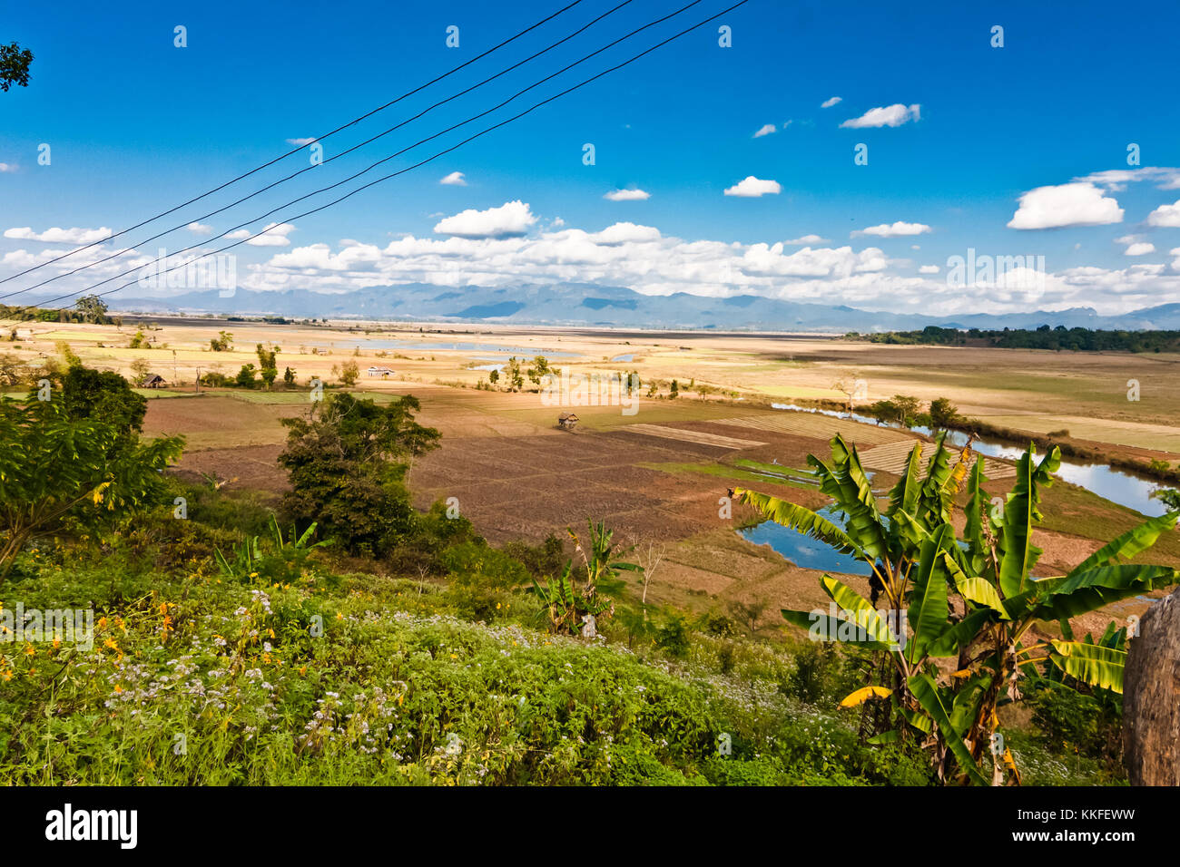 A stunning landscape in Taunggyi District, Myanmar Stock Photo - Alamy