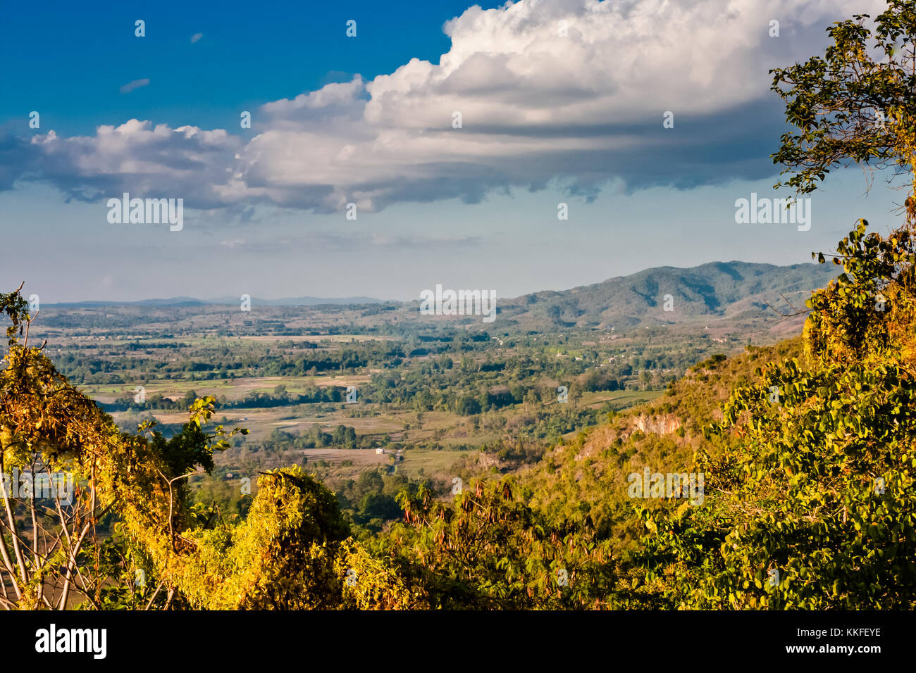 A stunning landscape in Taunggyi District, Myanmar Stock Photo - Alamy
