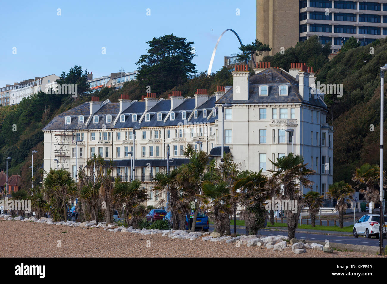 Folkestone seafront, Kent Stock Photo - Alamy