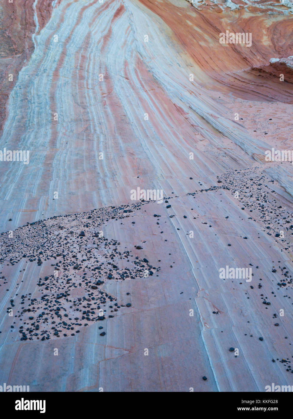 Rock detail at White Pocket, Paria Plateau, Vermilion Cliffs National ...