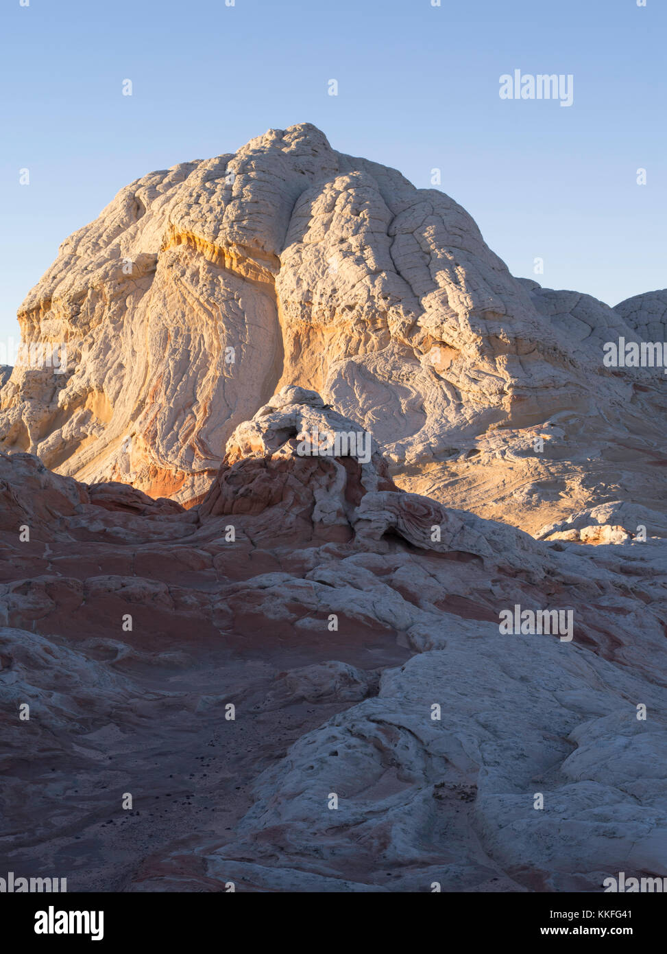 Rock detail at White Pocket, Paria Plateau, Vermilion Cliffs National ...