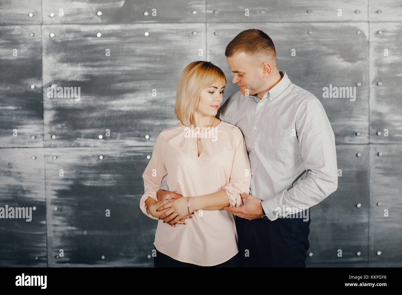 happy couple in love hugging one another Stock Photo - Alamy