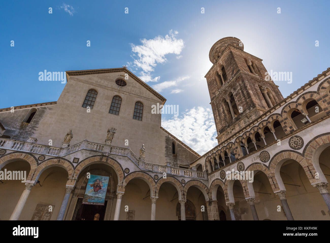 Salerno (Italy) - The historic center and the port of the big city on ...