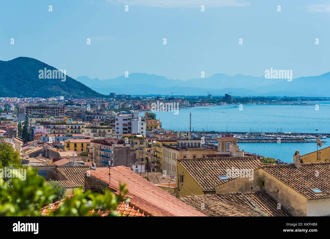 Salerno (Italy) - The historic center and the port of the big city on ...