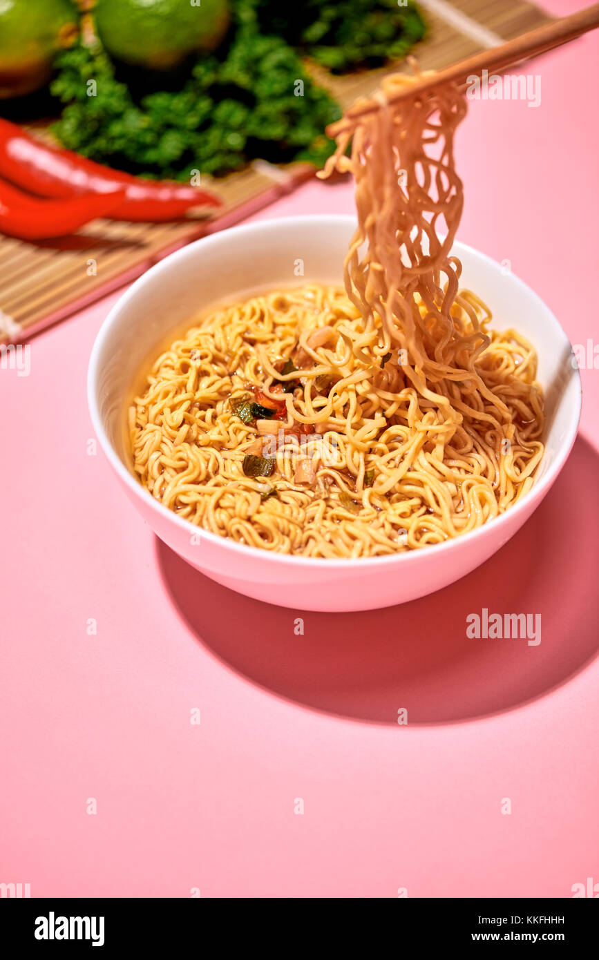 Traditional asian instant noodles hi-res stock photography and images ...