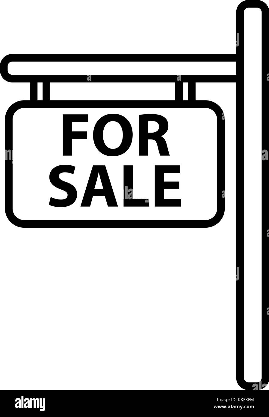 Modern and simple vector flat illustration the icon in the form of a ...