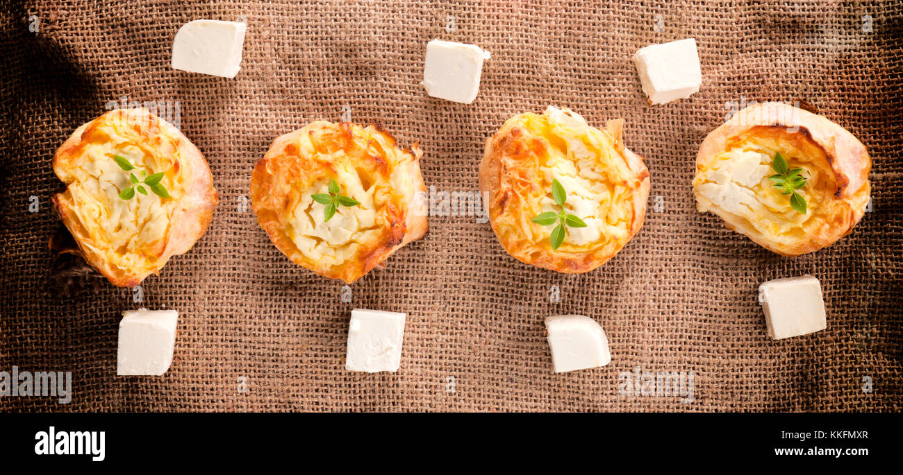 Feta cheese pie hi-res stock photography and images - Alamy