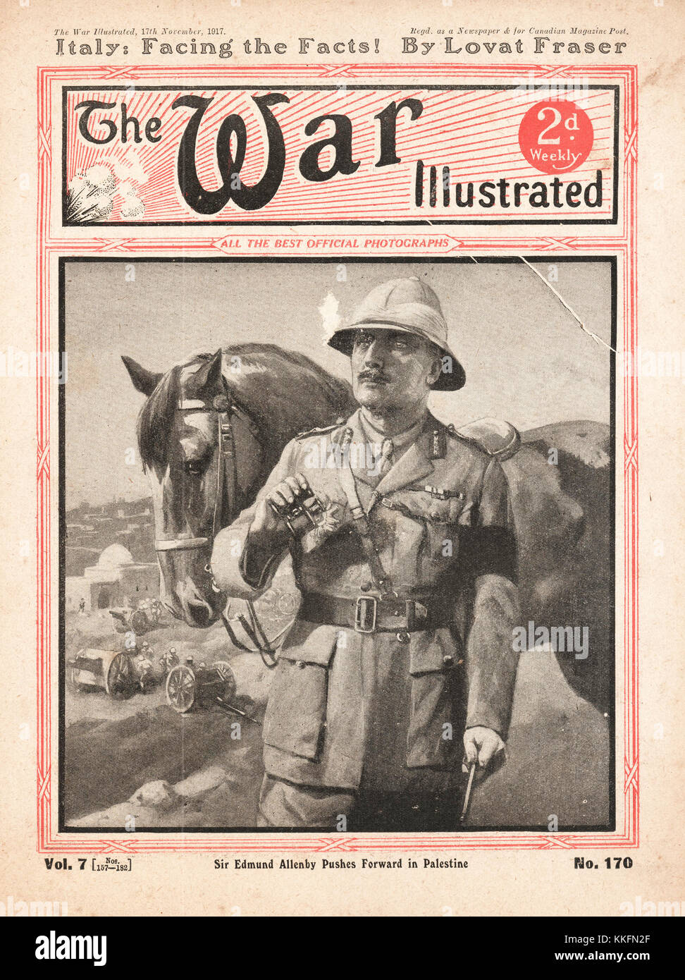 1917 War Illustrated Sir Edmund Allenby Stock Photo - Alamy