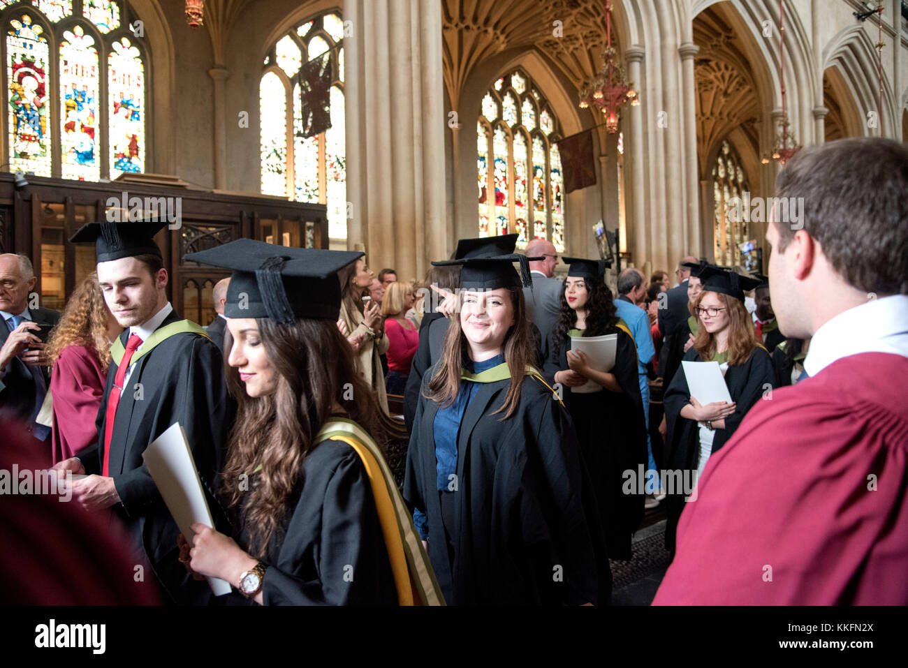 Bath University graduation ceremony Bath Abbey 2016 picture by Gavin ...