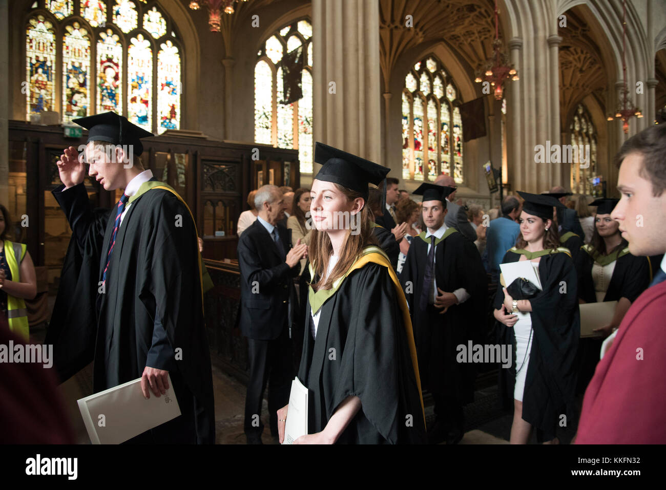 Bath University graduation ceremony Bath Abbey 2016 picture by Gavin ...