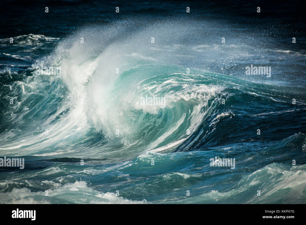Stormy waves in the ocean Stock Photo - Alamy