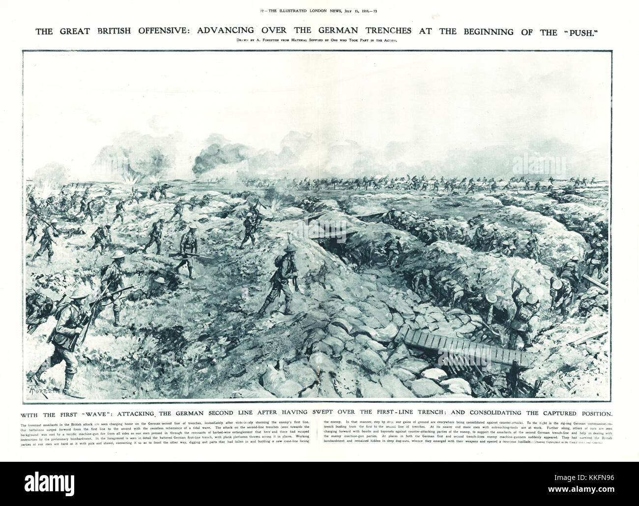 Somme trench 1916 british hi-res stock photography and images - Alamy