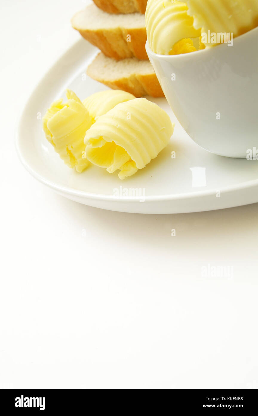 Curls of butter hi-res stock photography and images - Alamy